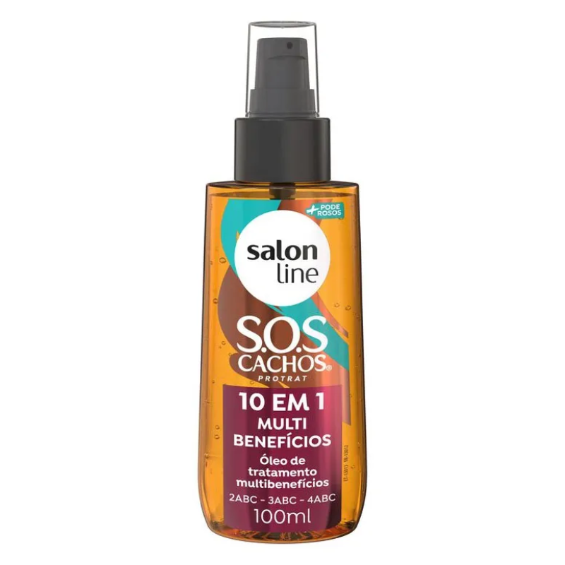 ÓLEO SALON LINE SOS 10 EM 1 MULTIBENEFÍCIOS PODEROSOS 100ML – FarMake