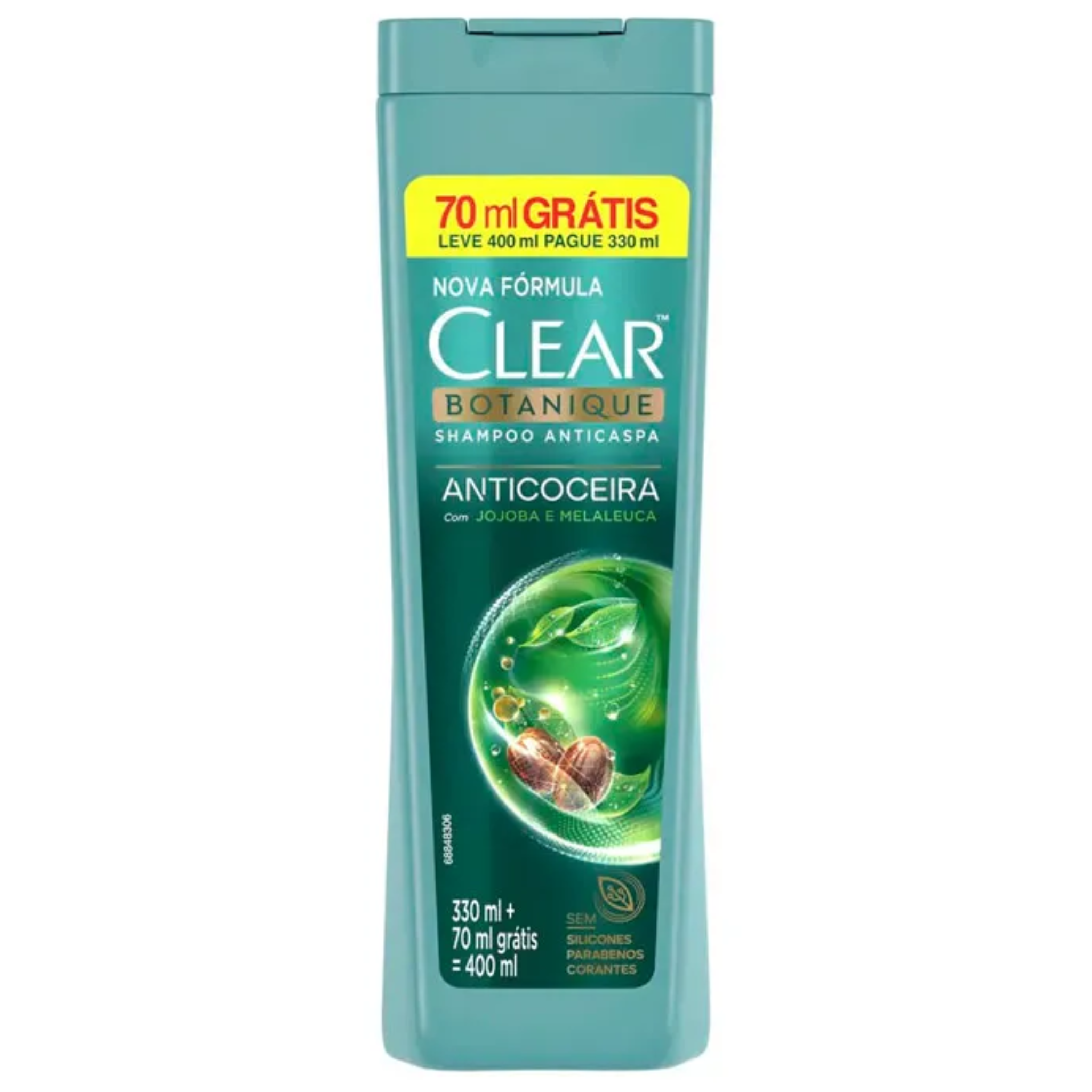 SHAMPOO CLEAR BOTANIQUE ANTICASPA ANTICOCEIRA COM JOJOBA E MELALEUCA 4 ...